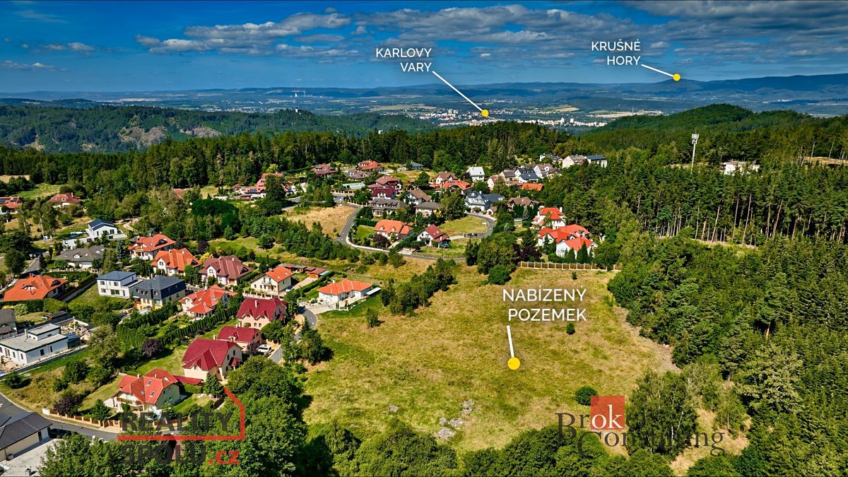Prodej stavebního pozemku 9234 m², Pod Hvězdárnou, Karlovy Vary - Hůrky • Sreality.cz