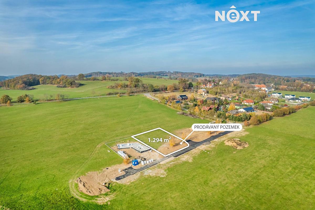Prodej stavebního pozemku 1294 m², Pyšely • Sreality.cz
