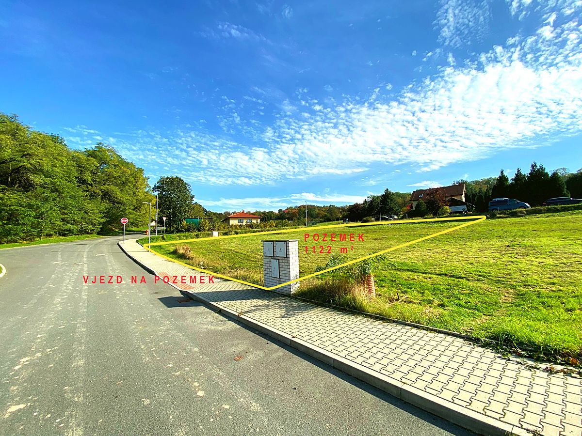 Prodej stavebního pozemku 1122 m², Žižice - Drnov • Sreality.cz