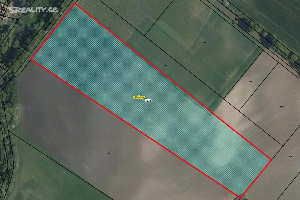 Prodej pole 34743 m², Libišany • Sreality.cz