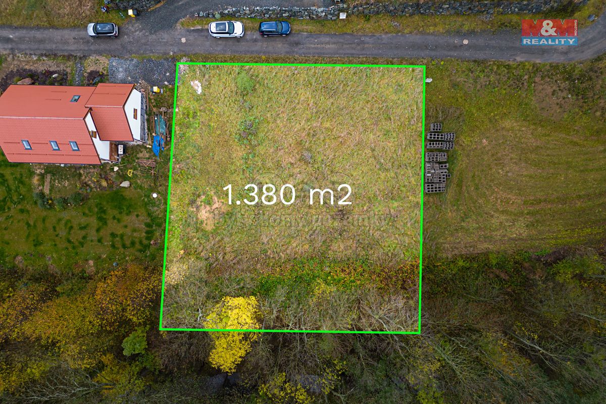Prodej stavebního pozemku 1380 m², Vyšehoří • Sreality.cz