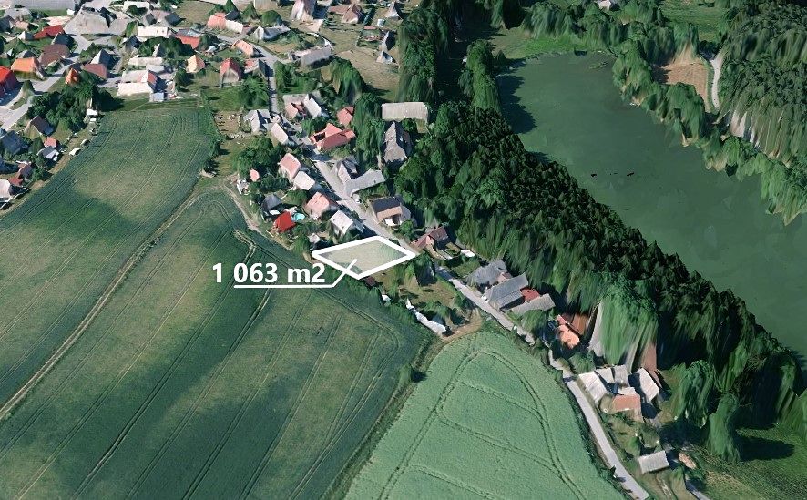 Prodej stavebního pozemku 1063 m², Zahrádky • Sreality.cz