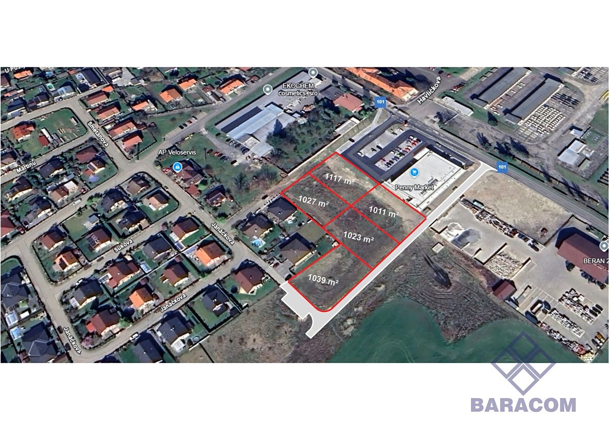 Prodej stavebního pozemku 1027 m², Kostelec nad Labem • Sreality.cz