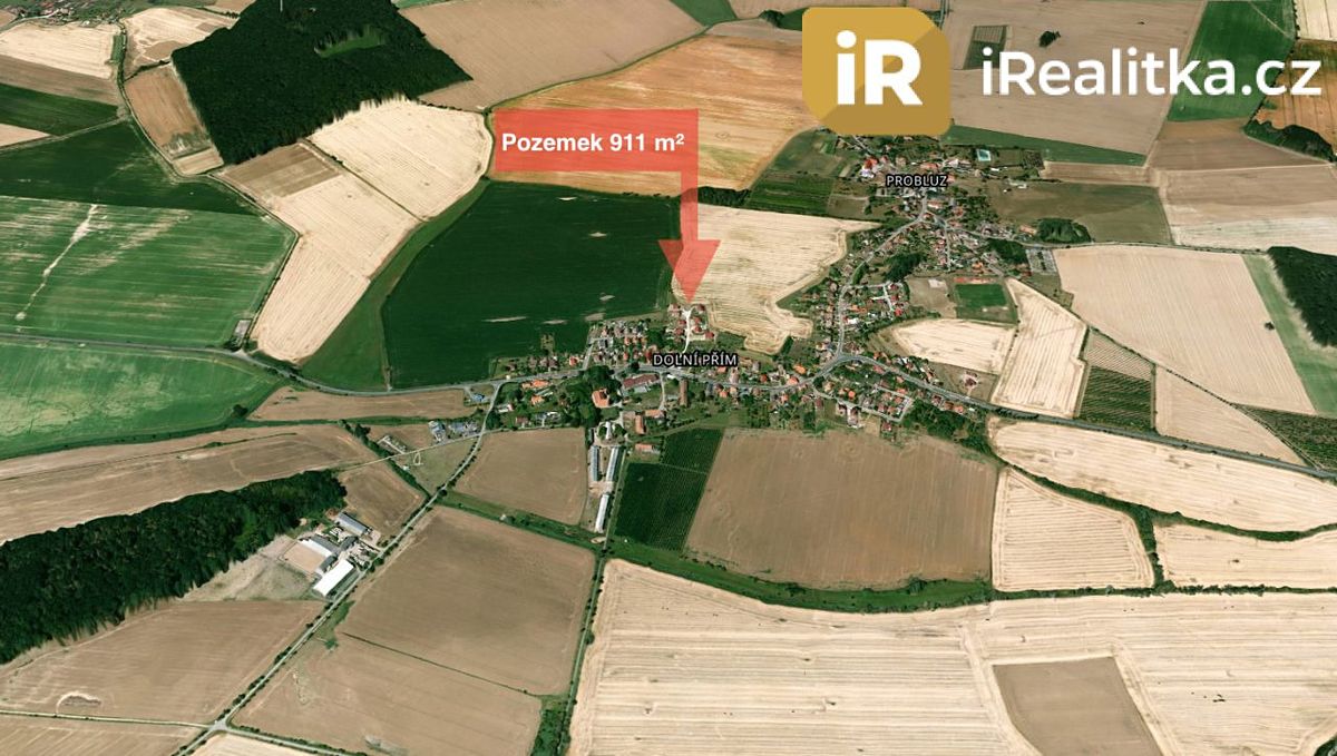 Prodej stavebního pozemku 911 m², Dolní Přím • Sreality.cz