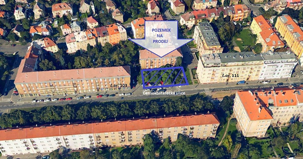 Prodej pozemku 750 m², Černokostelecká, Praha - Strašnice • Sreality.cz