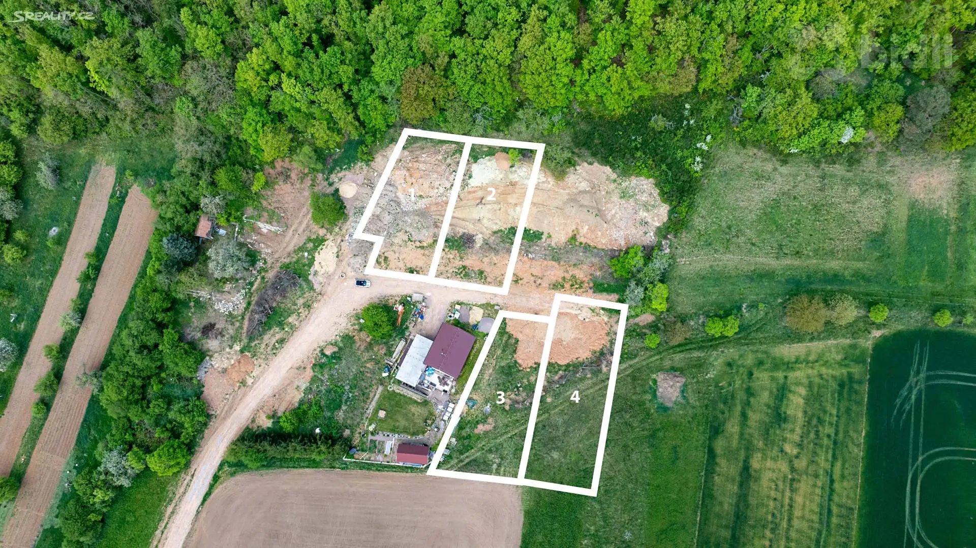 Prodej stavebního pozemku 815 m², Lomnička • Sreality.cz