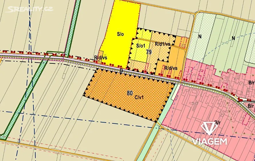 Prodej podílu 5/8 pole 5000 m², Znojmo - Načeratice • Sreality.cz