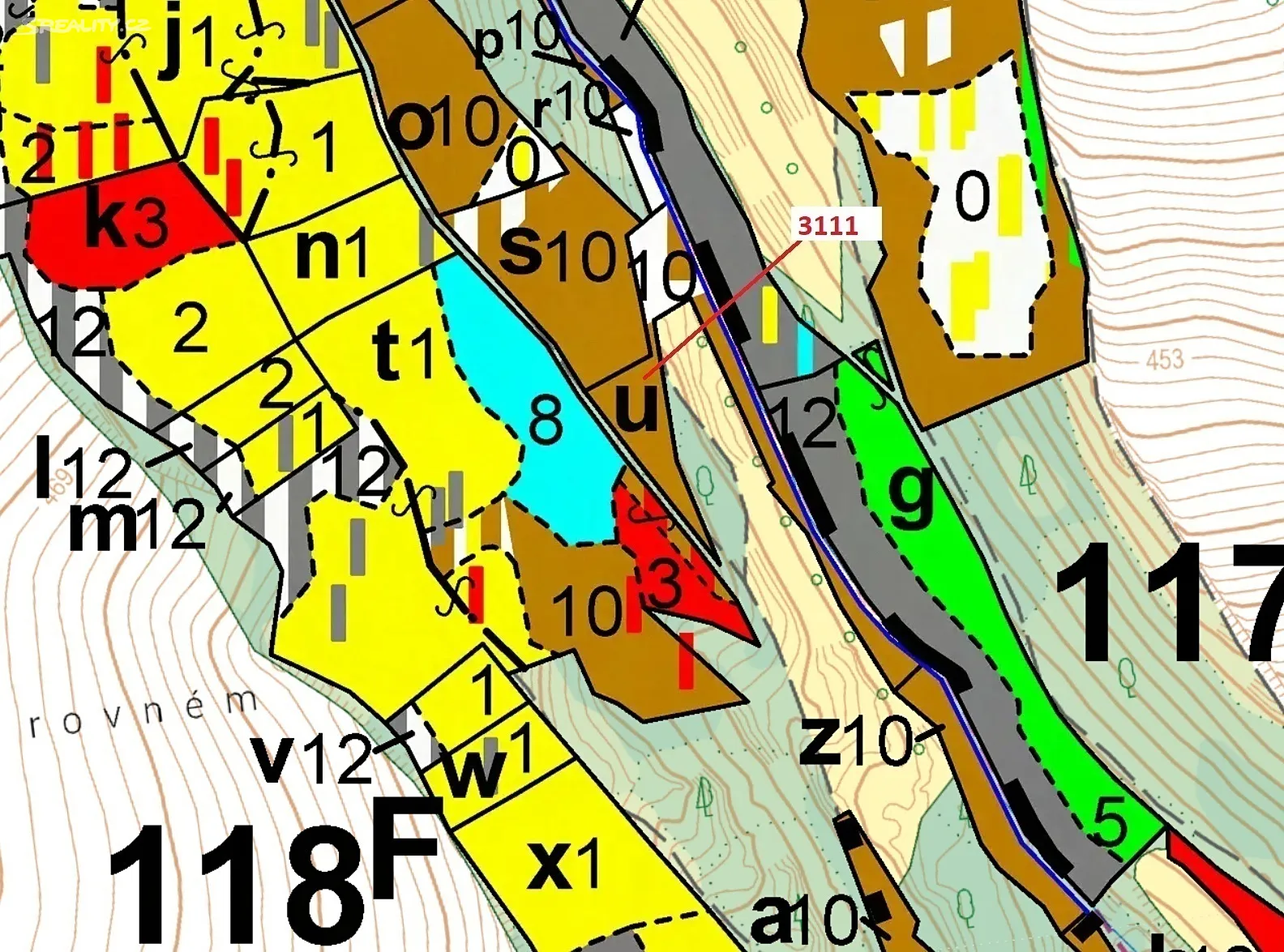 Dražba lesa 2958 m², Benešov u Semil • Sreality.cz
