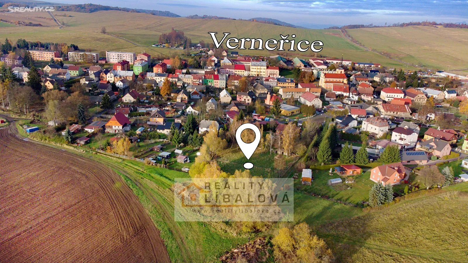 Prodej zahrady 2976 m², Nádražní, Verneřice • Sreality.cz