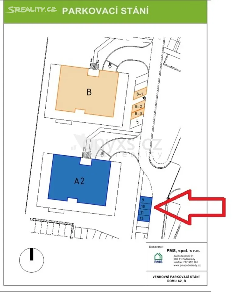Pronájem garážového stání 12 m², Želetická, Praha - Sobín • Sreality.cz