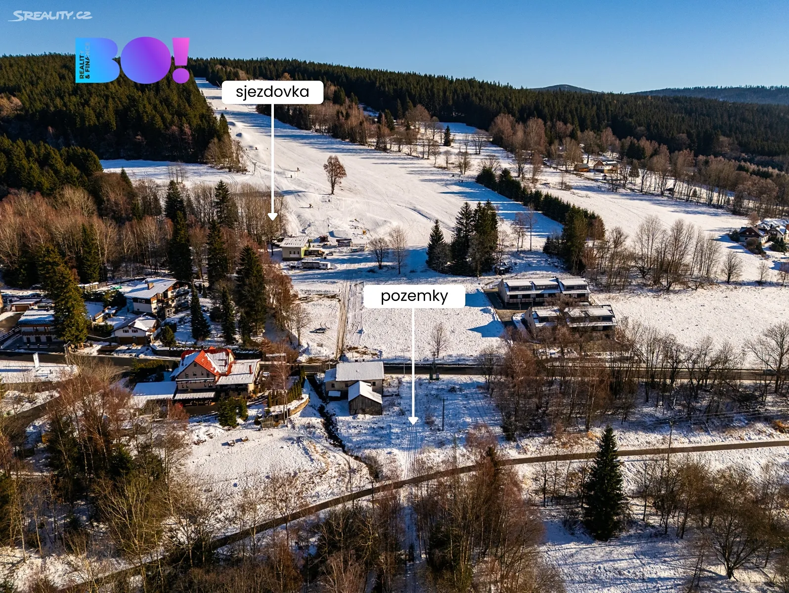 Prodej stavebního pozemku 2509 m², Železná Ruda - Špičák • Sreality.cz