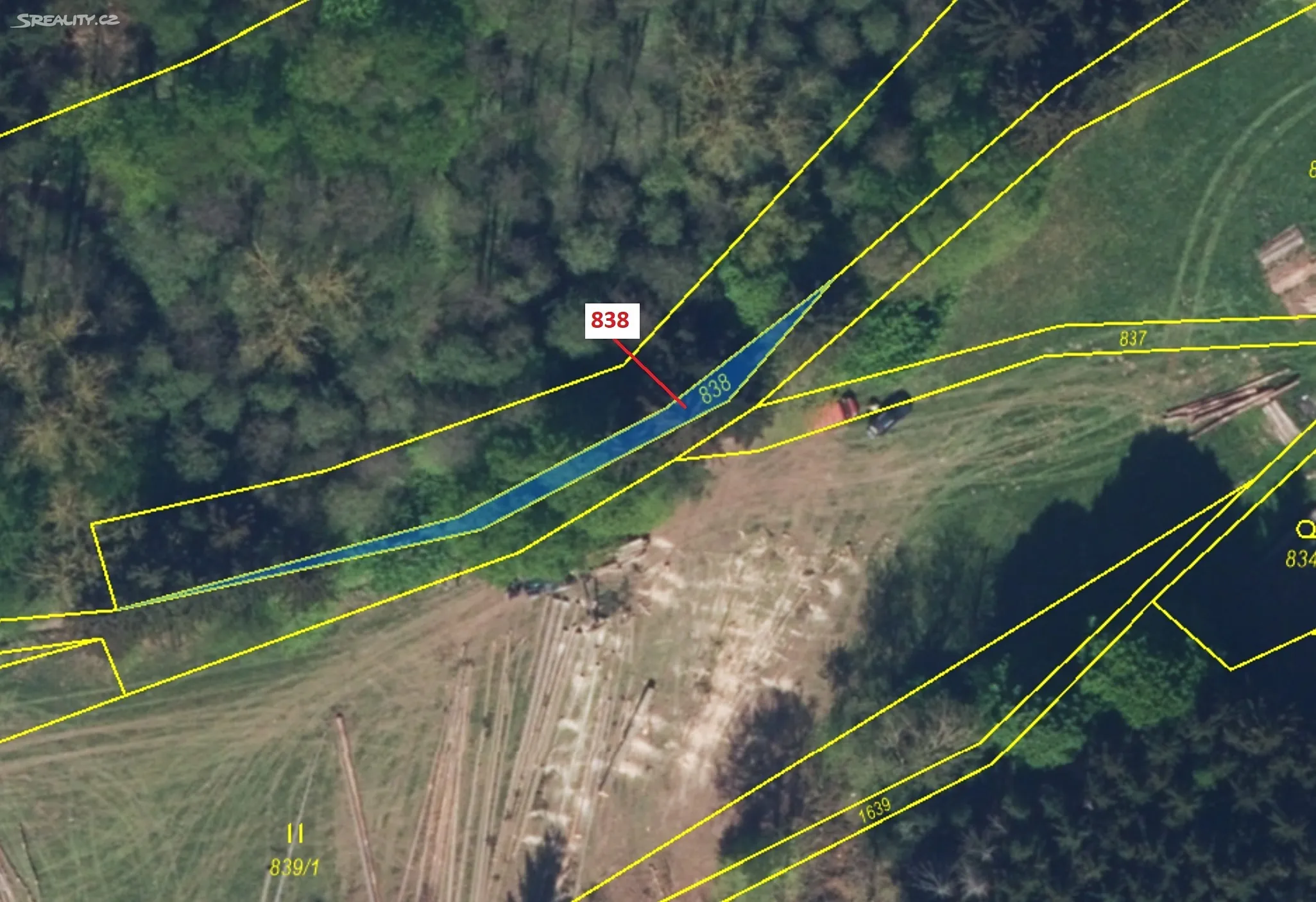 Dražba lesa 72 m², Ohnišov • Sreality.cz