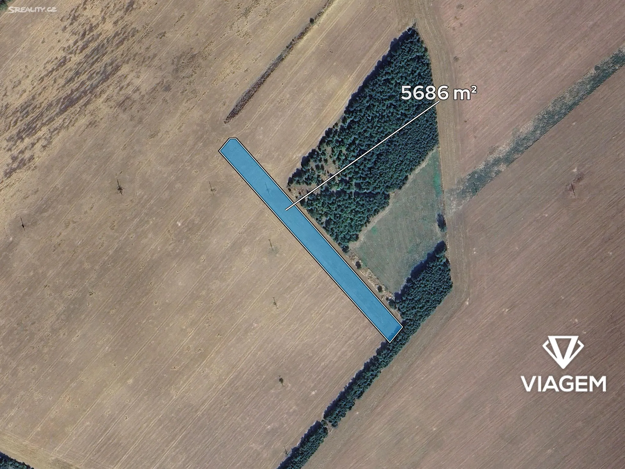 Prodej pole 5686 m², Tvarožná Lhota • Sreality.cz