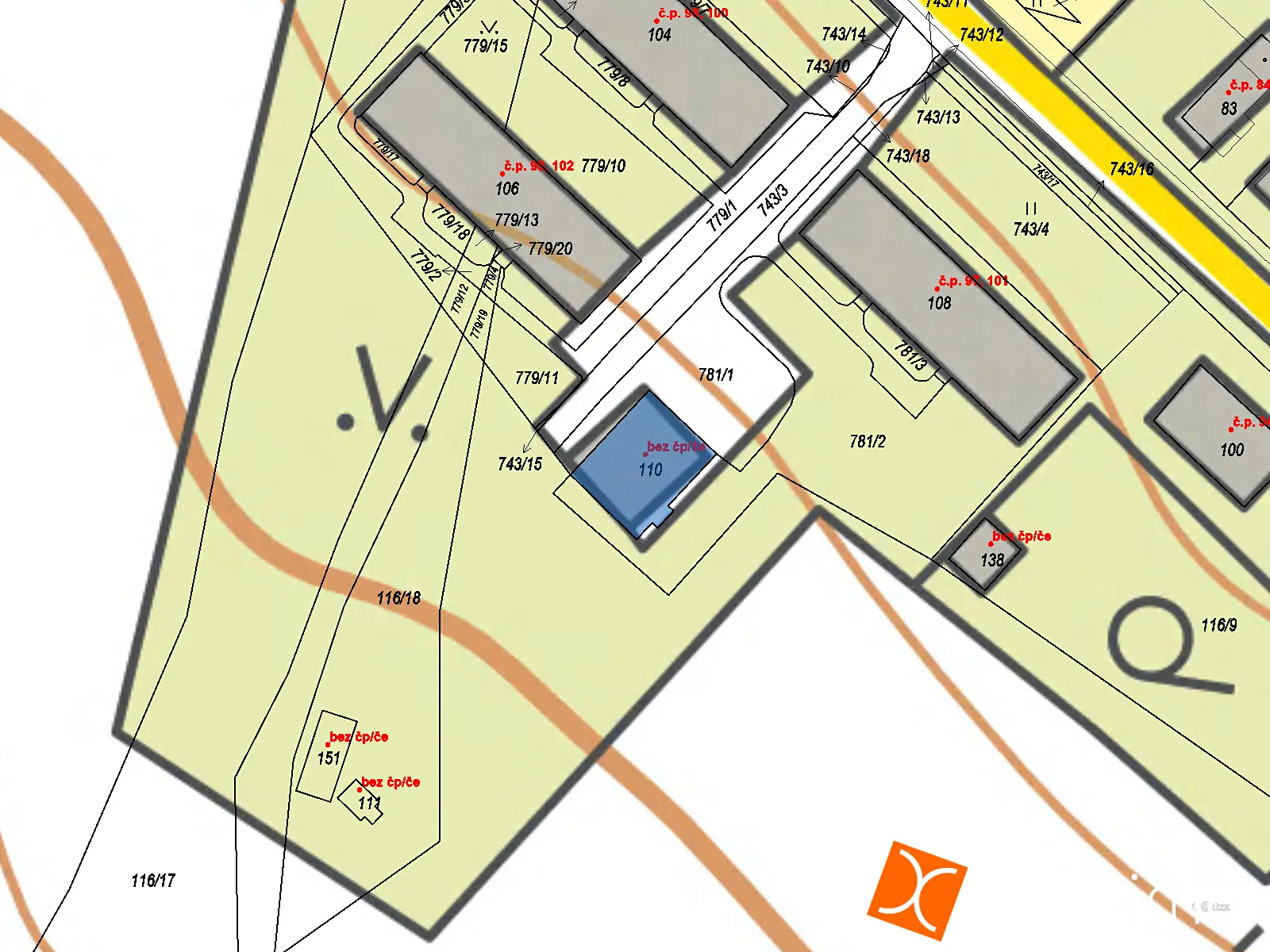 Prodej podílu 6943/500000 specifického typu nemovitosti 193 m², Štědrá ...