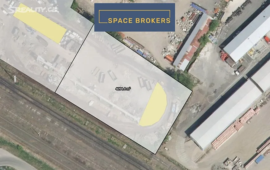 Pronájem komerčního pozemku 6824 m², Pardubice - Semtín • Sreality.cz