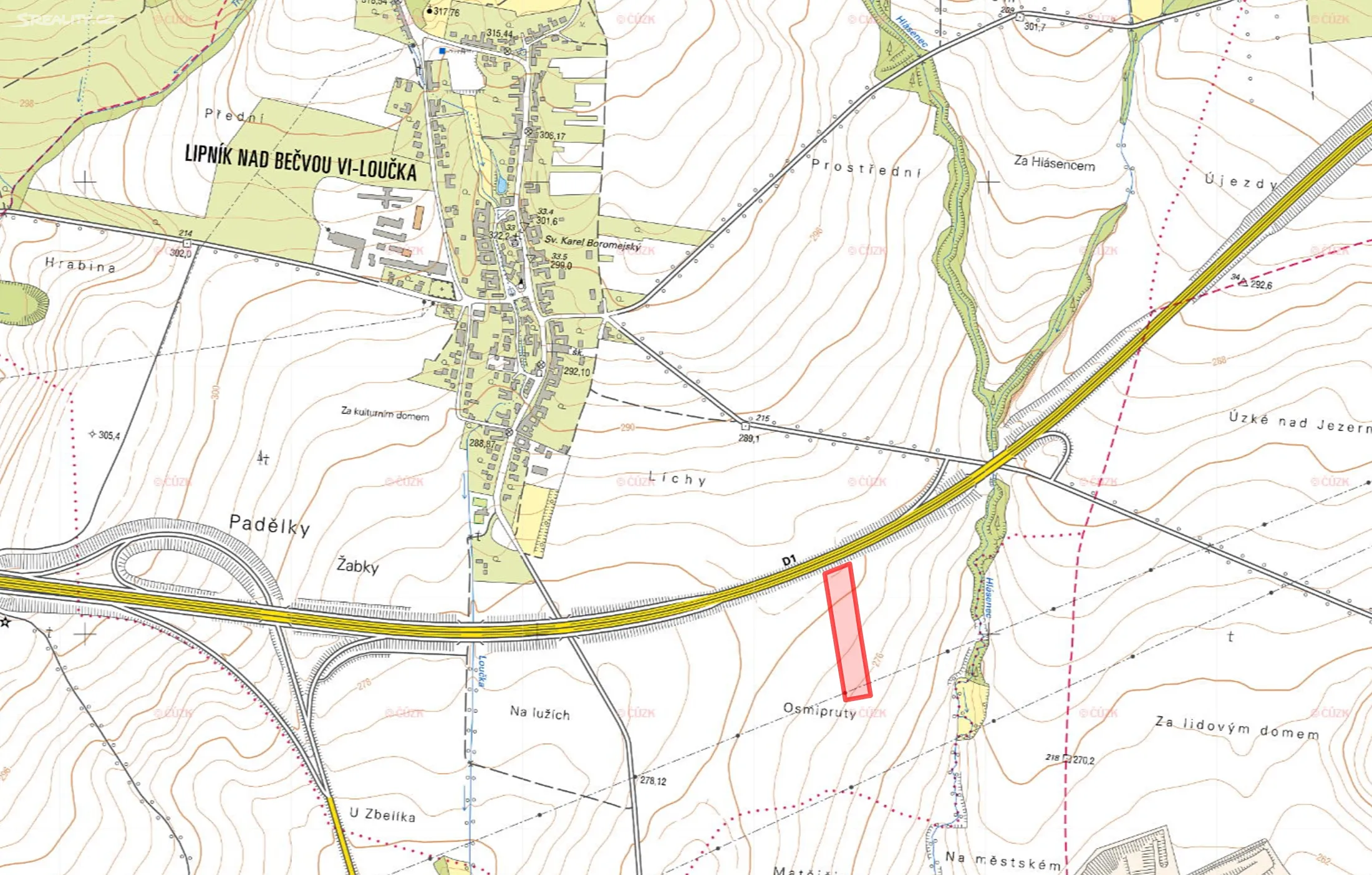 Prodej pole 16570 m², Lipník nad Bečvou - Lipník nad Bečvou VI-Loučka ...